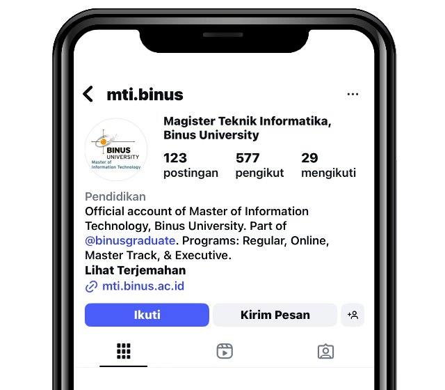 Master of Computer Science – BINUS University